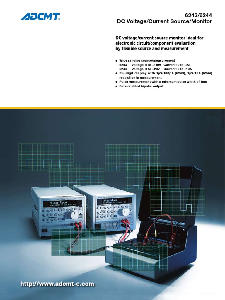 6243/6244 DC Voltage/Current Source/Monitor | PDF | Field Effect ...