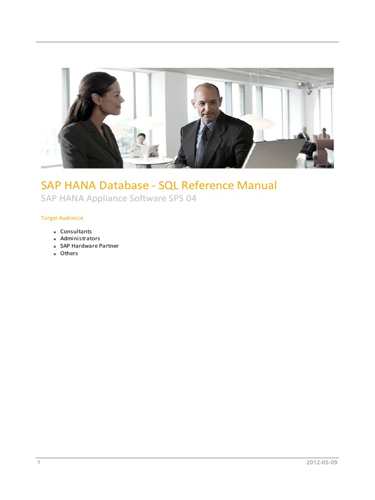 SAP HANA Database - SQL Reference Manual | PDF | Significant Figures ...