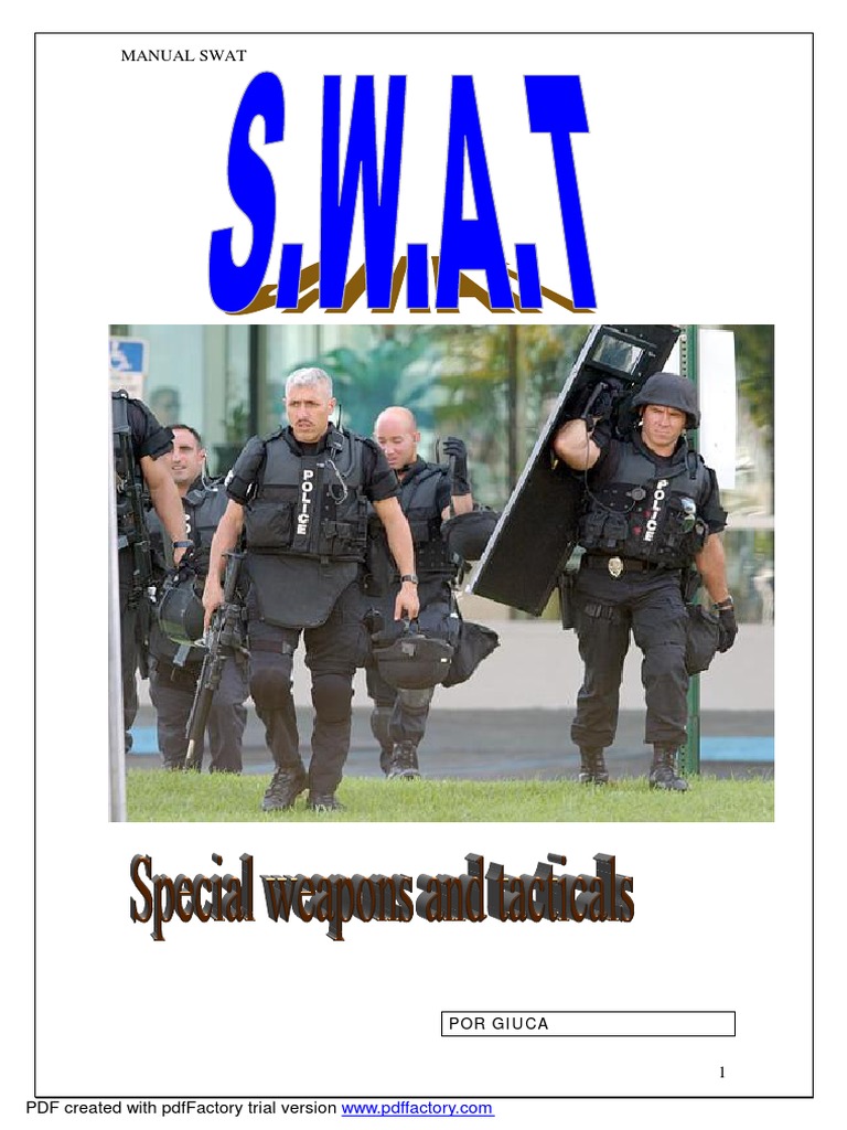 SWAT | PDF | Cumplimiento de la ley | Crimen y violencia