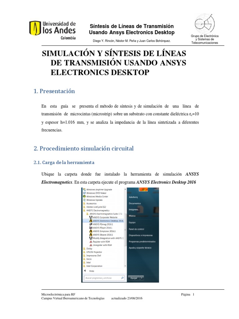 Lineas Ansys Designer | PDF | Línea de transmisión | Electricidad