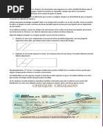 Cheque para Abono en Cuenta | PDF | Cheque | Bancos