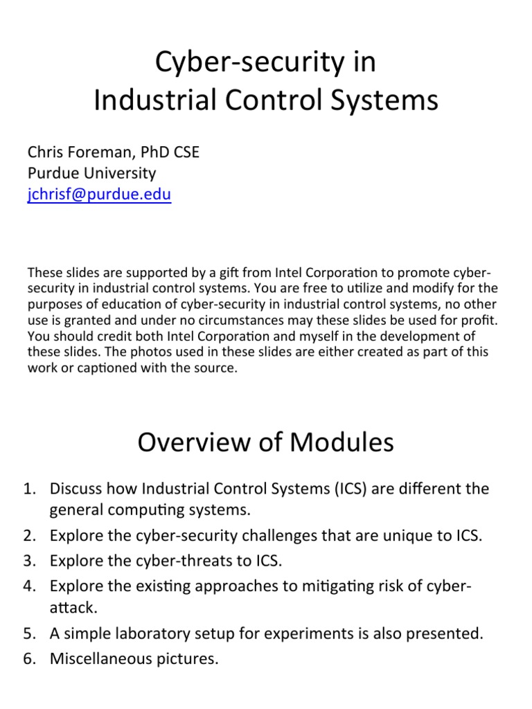 ICS Modules | PDF | Programmable Logic Controller | Scada