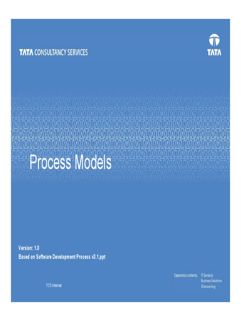 Microsoft PowerPoint - Process Model v1.0 | PDF | Software Development ...