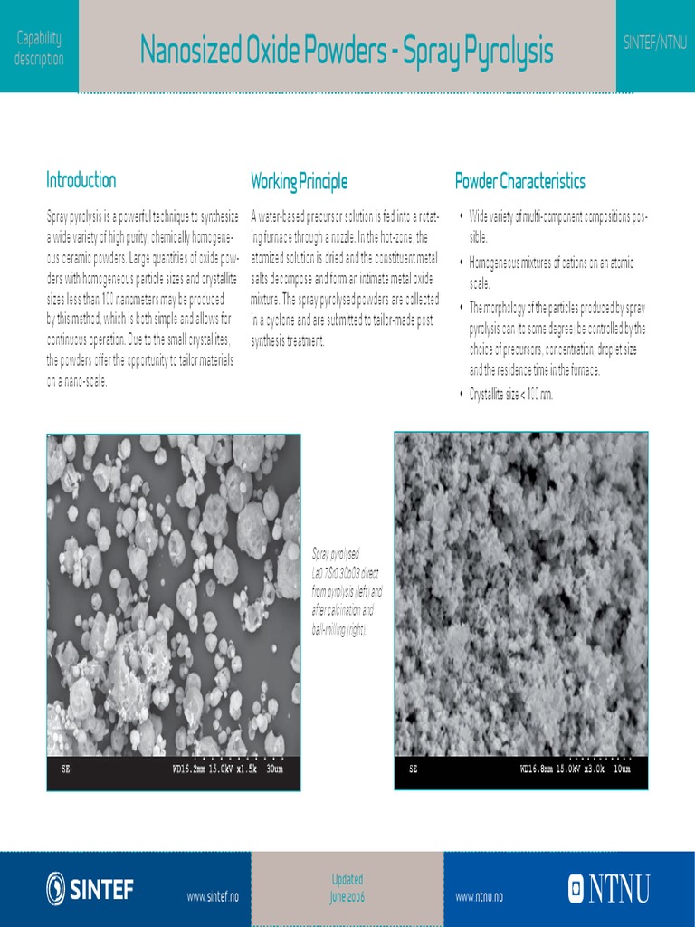 Spraypyrolyse Web | PDF | Chemical Vapor Deposition | Pyrolysis