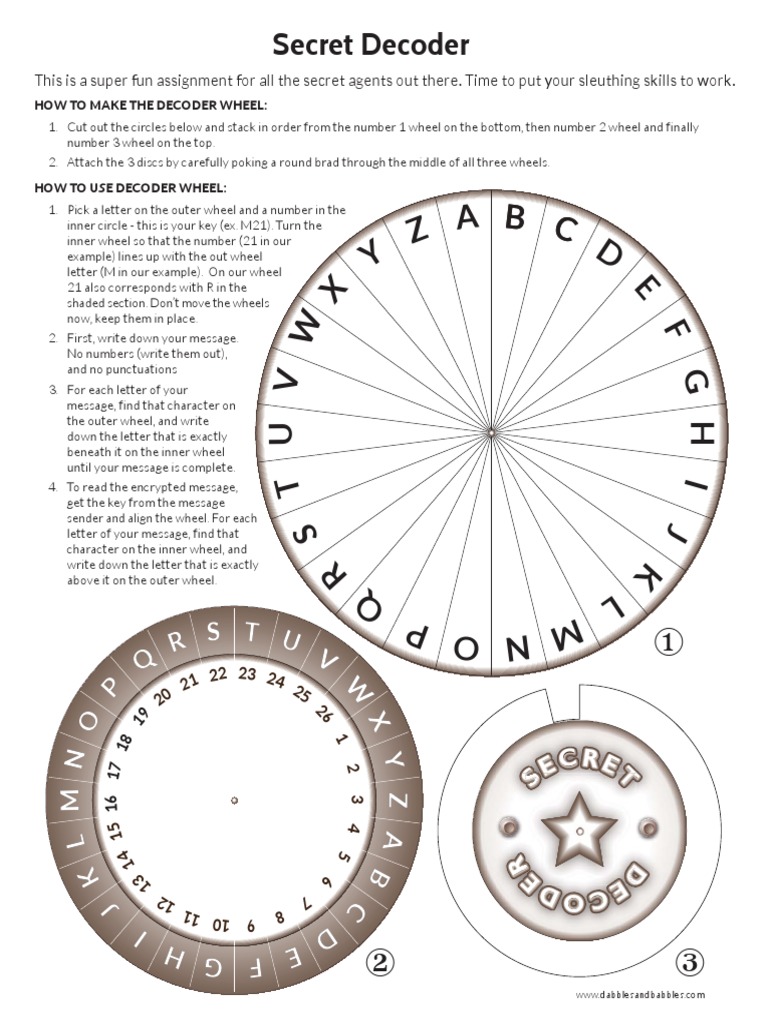 Secret Decoder | PDF | Encodings | Computing