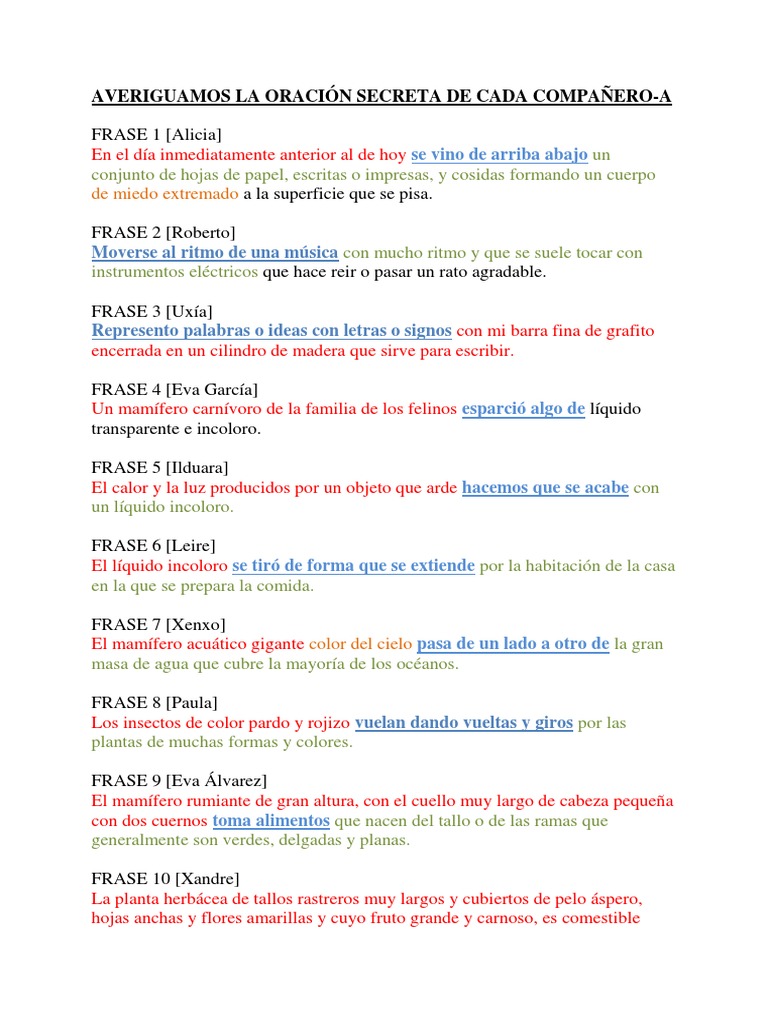 Oraciones Secretas | PDF