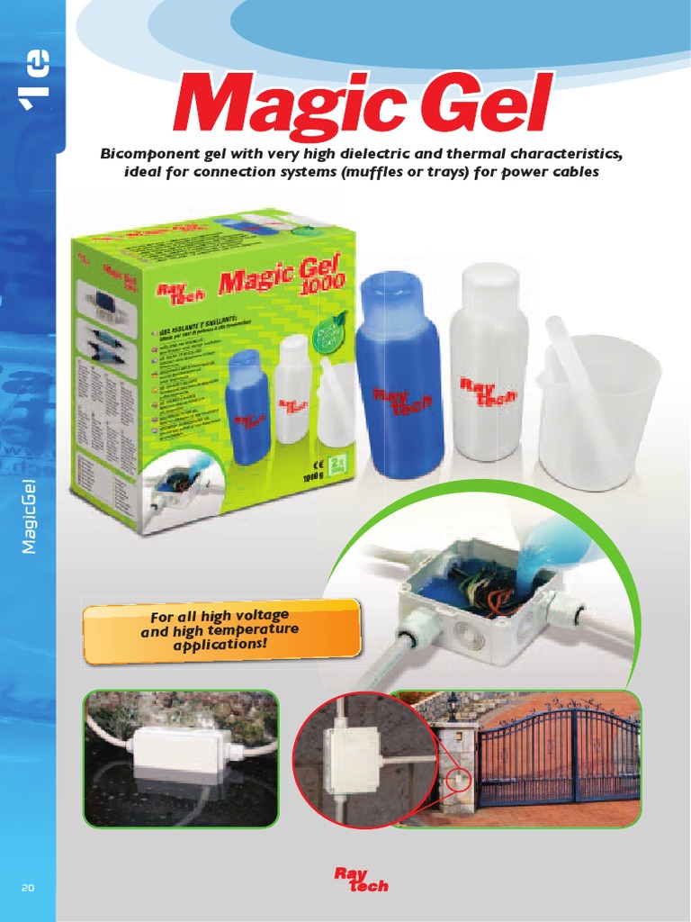 MagicGel: A Highly Effective Bicomponent Insulation Gel for Power ...