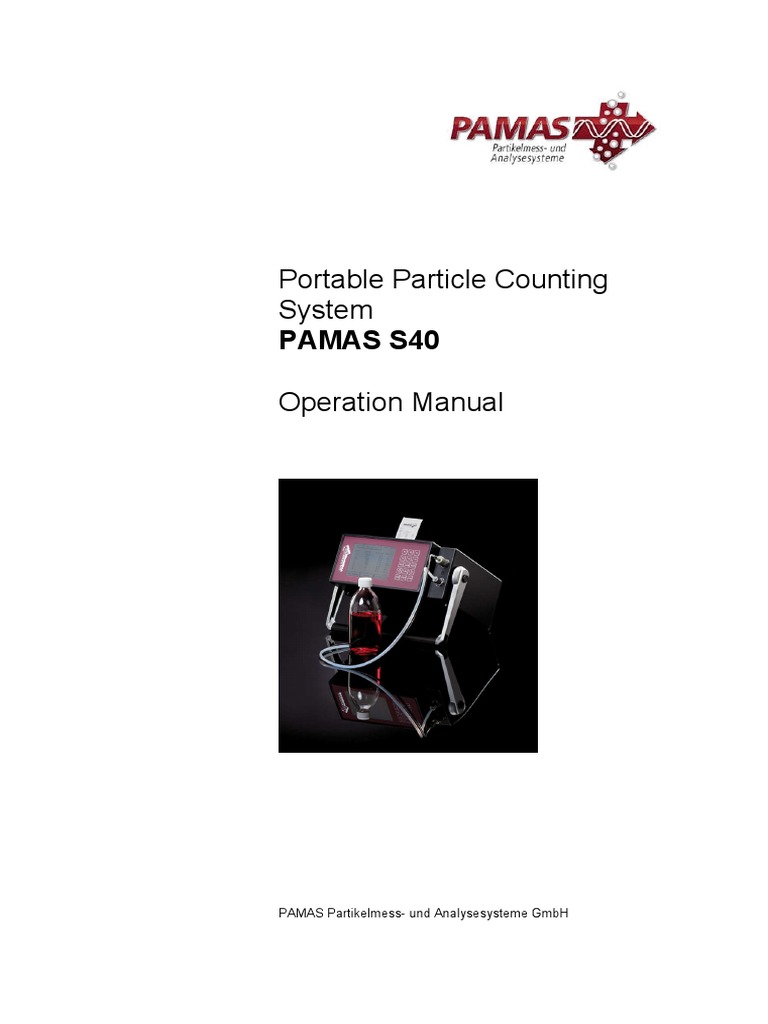 Pamas S40-E - User Manual | PDF | Laser | Menu (Computing)