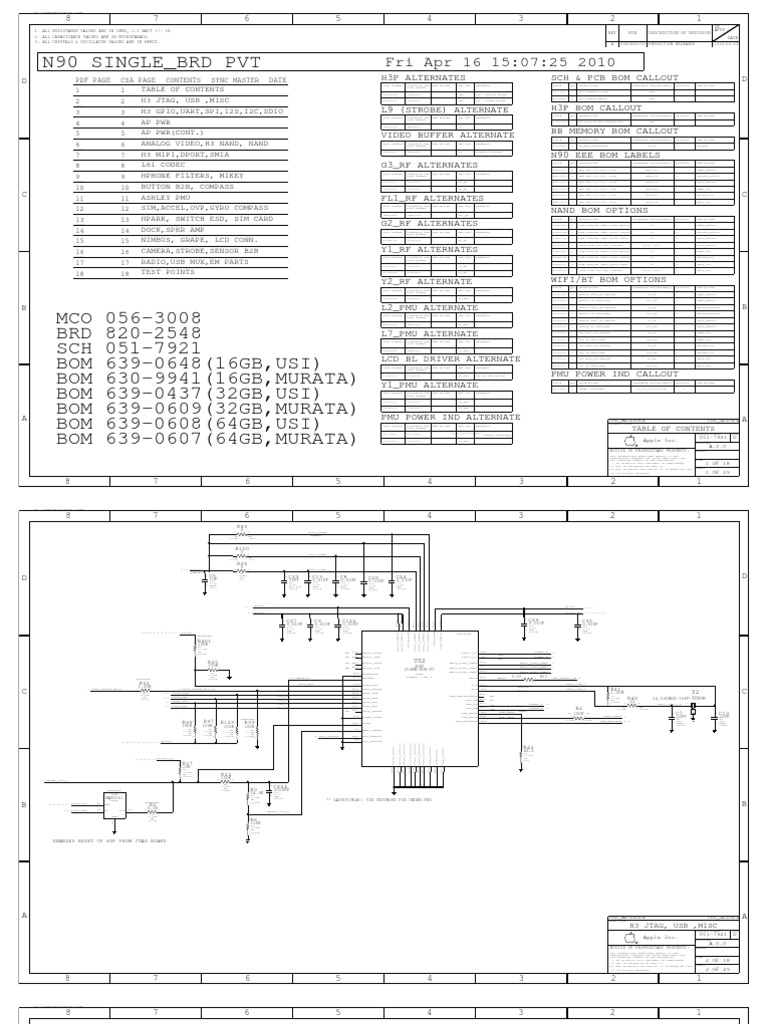 Schematic Iphone 4G PDF | PDF | Computer Engineering | Computing
