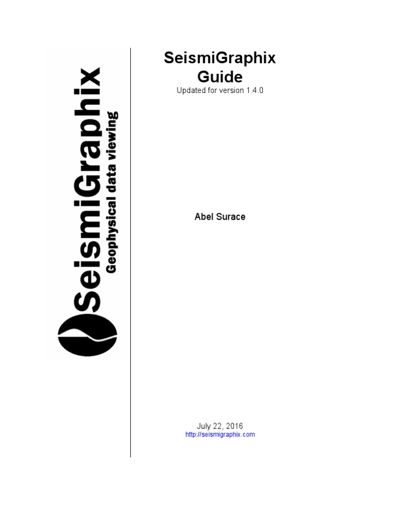 SeismiGraphix User Guide 1.4.0 | PDF | Java Virtual Machine | Filter ...