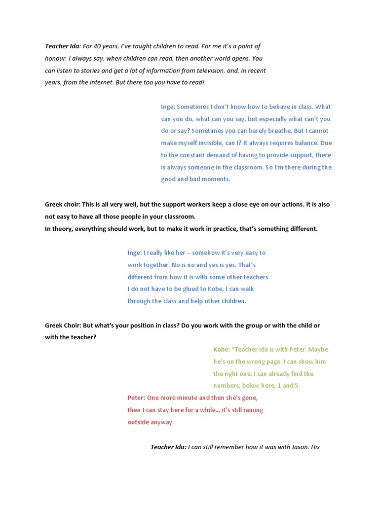 Whole Script | PDF | Teachers | Teaching And Learning