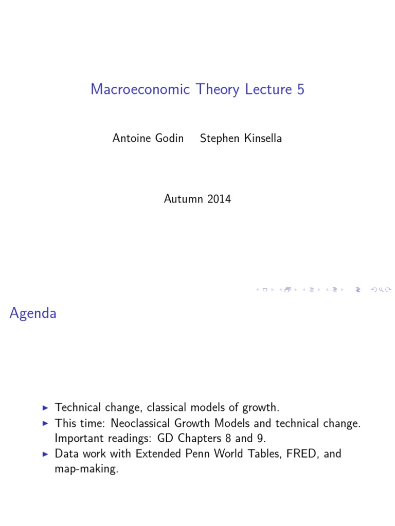 Neoclassical Growth Models Explained | PDF | Production Function ...