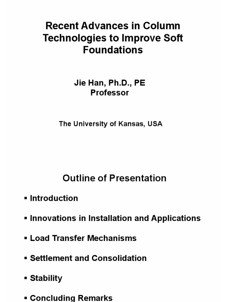 Stone Column | PDF | Deep Foundation | Column
