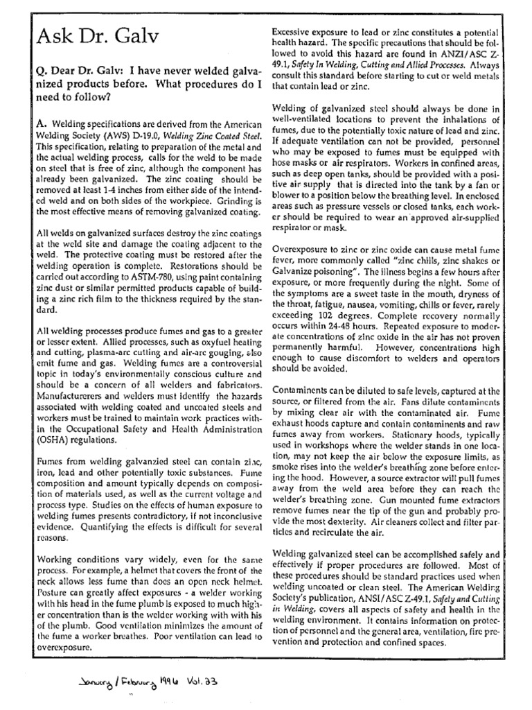 Welding Galvanized Steel PDF | PDF