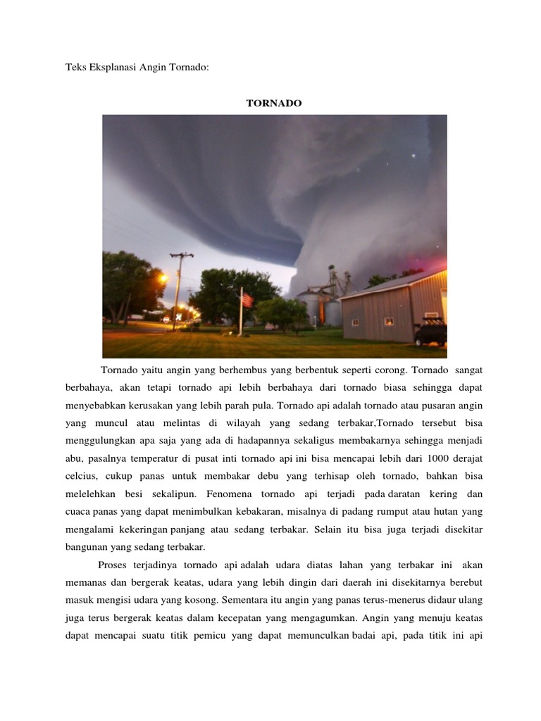Proses Terbentuknya Tornado Api | PDF