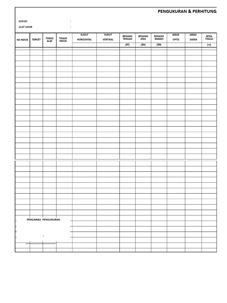 FORM UKUR Total Station | PDF
