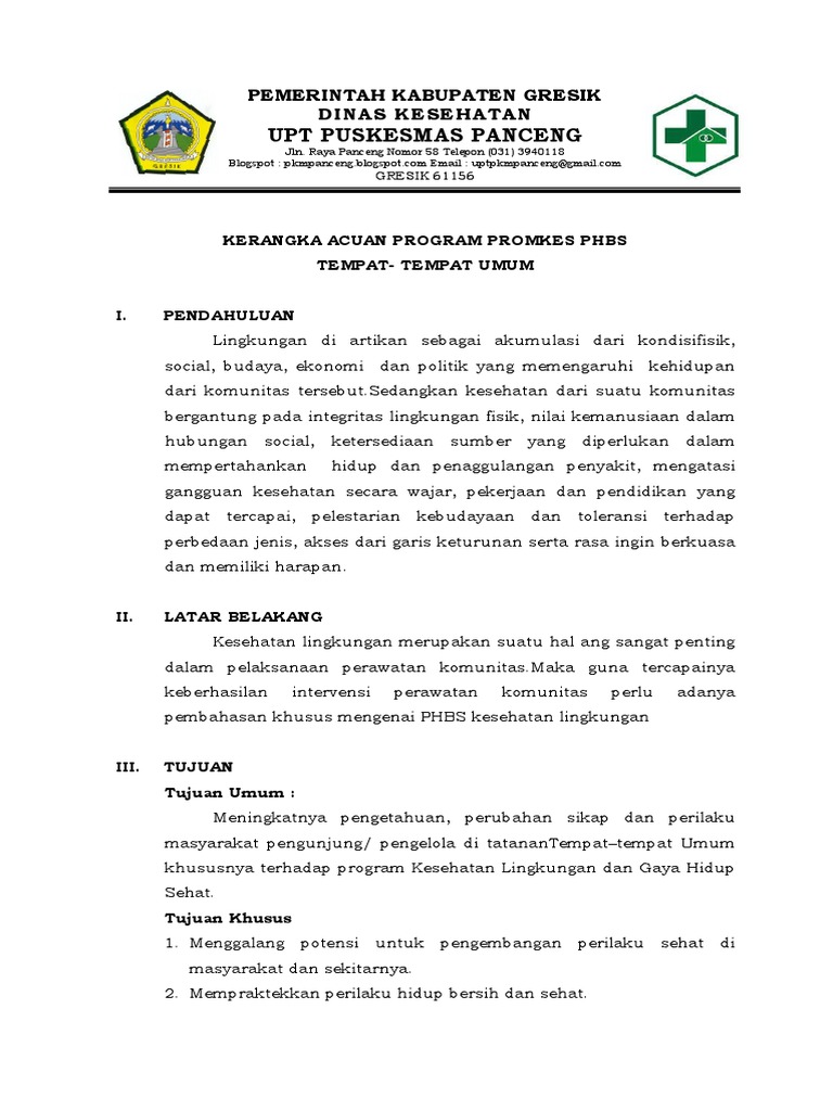 Kak Phbs Tempat Umum | PDF