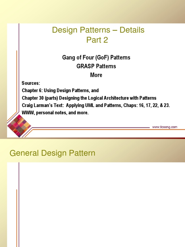 37 Designpatterns Part1 Pdf Inheritance Object Oriented Programming Class Computer