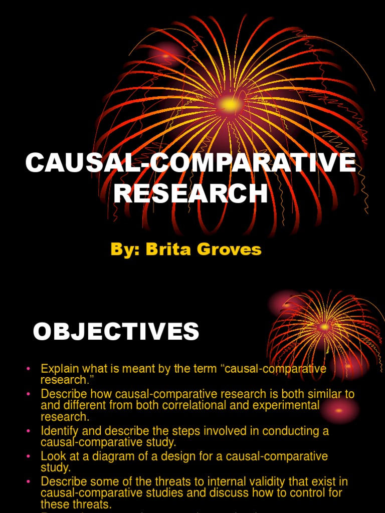 Causal Comparative Research | PDF | Causality | Experiment