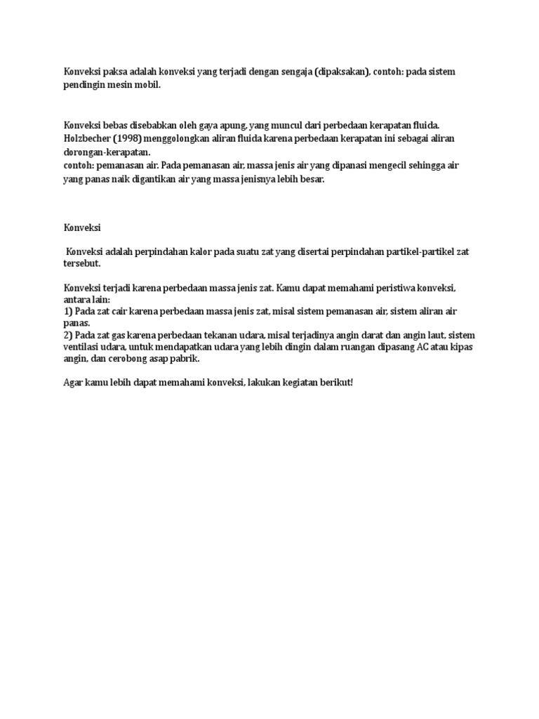 Konveksi Paksa | PDF