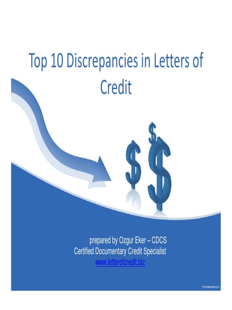 Top 10 Discrepancies in Letters of Credit PDF | PDF | Letter Of Credit ...