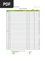 Material Movement Tracking Sheet | PDF