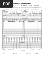 Kho-Kho Score Sheet | PDF | Cricket | Sports