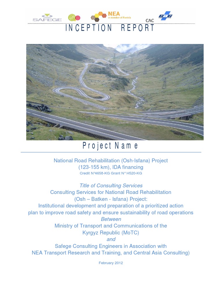 Inception Report February 2012 | Download Free PDF | Road Traffic ...