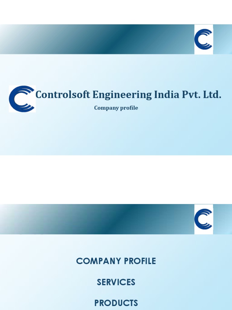 Controlsoft Engineering Profile | PDF | Scada | Programmable Logic ...