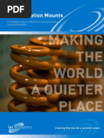 Airloc Vibration Isolation Catalog | PDF | Sound | Mechanical Engineering