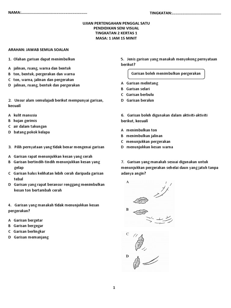 PSV Tingkatan 2 | PDF