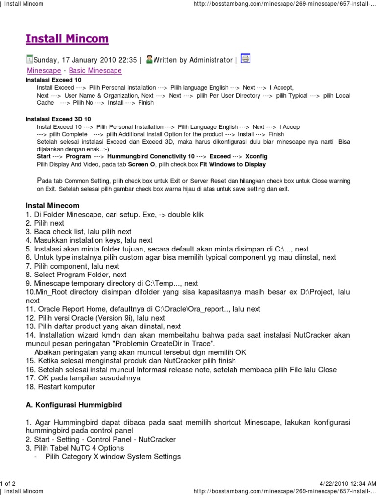 Basic MineScape | PDF | Komputer