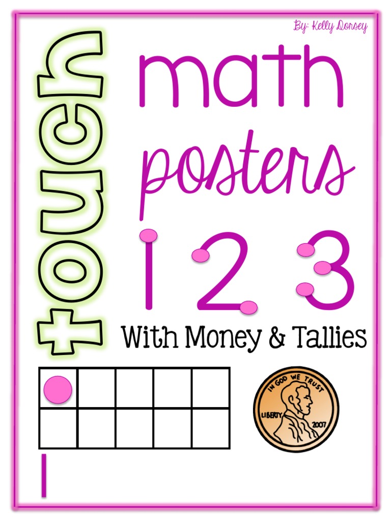 Touch Math Posters Money Tallies | PDF | Teaching Methods & Materials