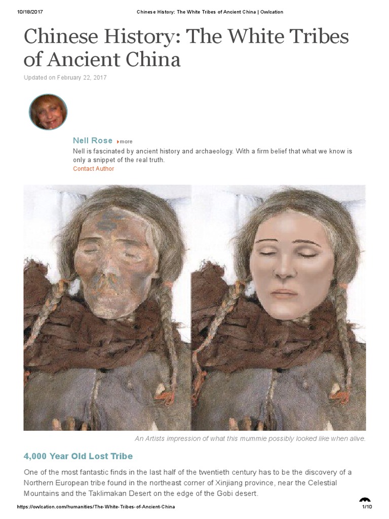 Chinese History The White Tribes Of Ancient China Owlcation, 47% OFF