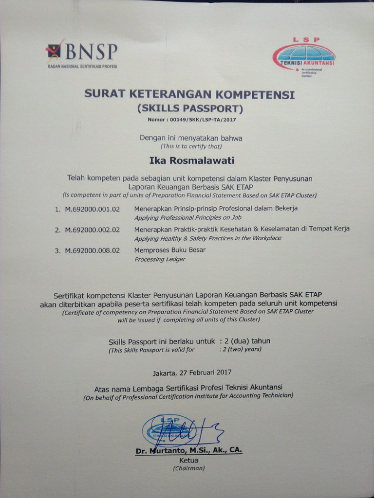 BNSP | PDF