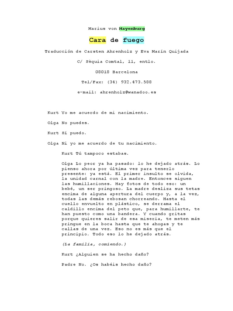 Drama Familiar y Crisis de Identidad | PDF | Incendios | Naturaleza