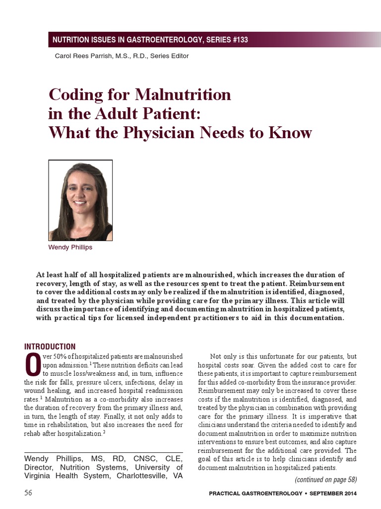 Classification of Malnutrition | PDF | Malnutrition | Dietitian