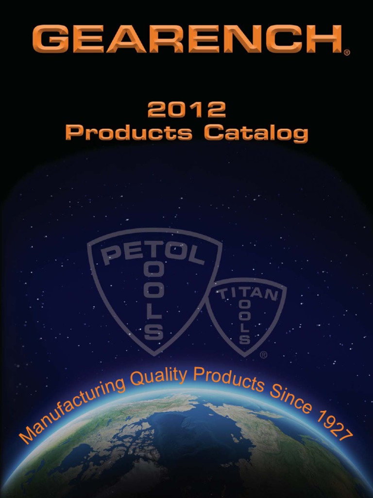 Gearench Catalog | PDF | Corrosion | Arbitration