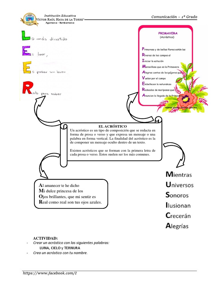 Los Acrosticos | PDF