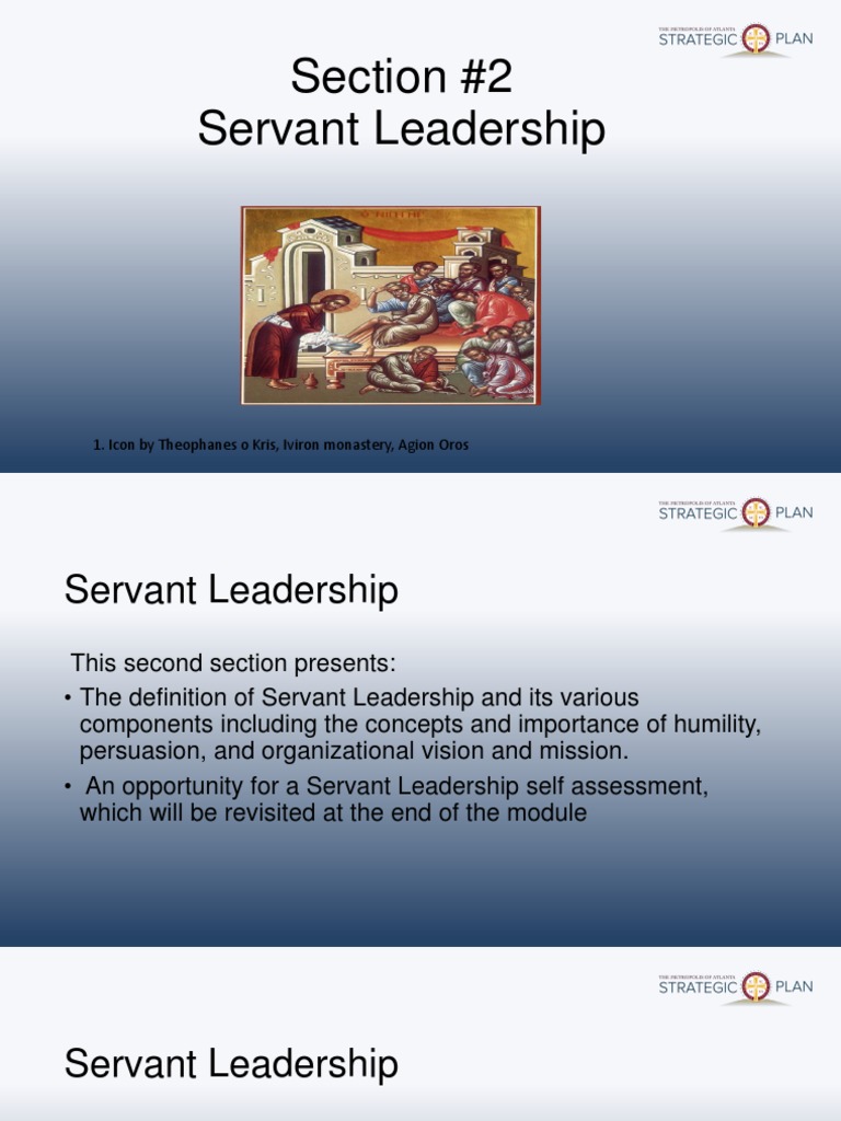 Orthodox Leadership Training: 1.2 Servant Leadership | PDF | Servant ...