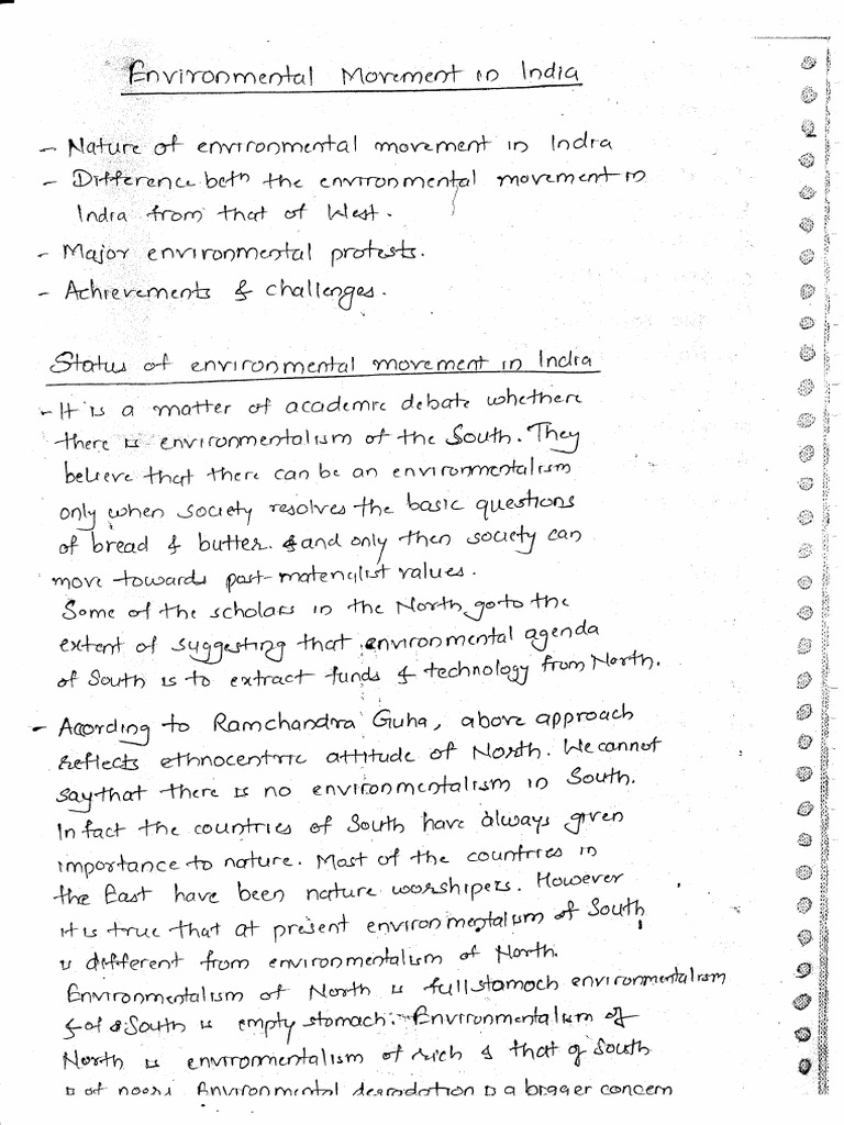 Environment Movement | PDF