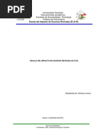 Escala IES-R: Evaluación de Impacto | PDF | Manual Diagnóstico y ...