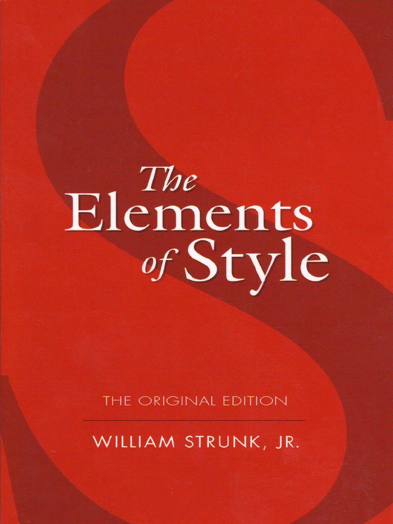 The Elements of Style - William Strunk Jr. | PDF