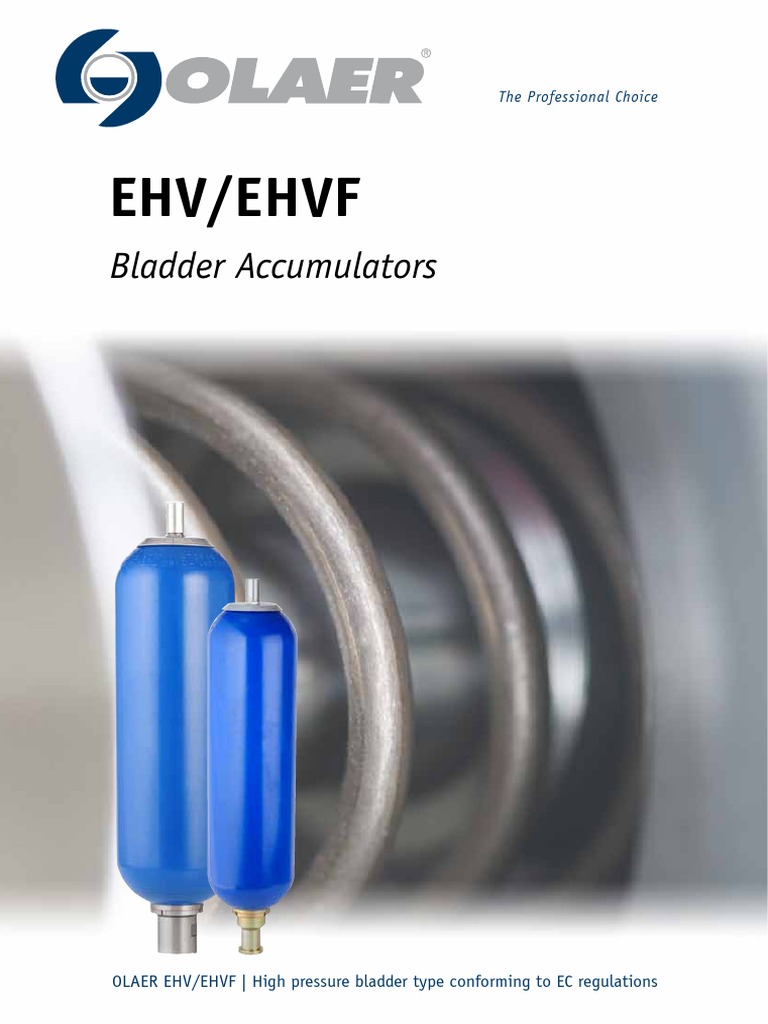 Bladder Accumulator Olaer EHV EHVF 1425384043 PDF | PDF | Pressure ...