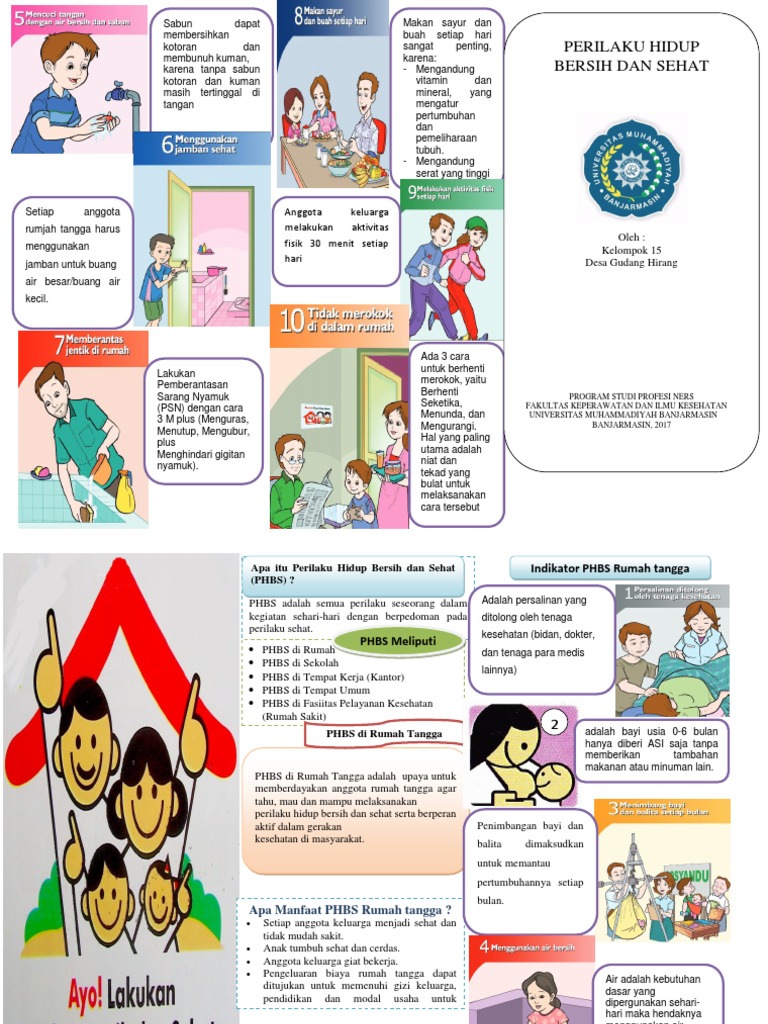 Leaflet PHBS | PDF