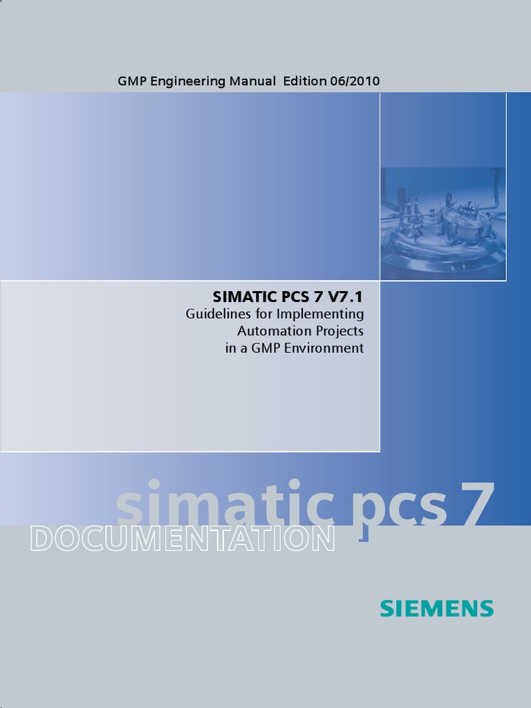 GMP Simatic Pcs7 v71 en | PDF | Software | Verification And Validation