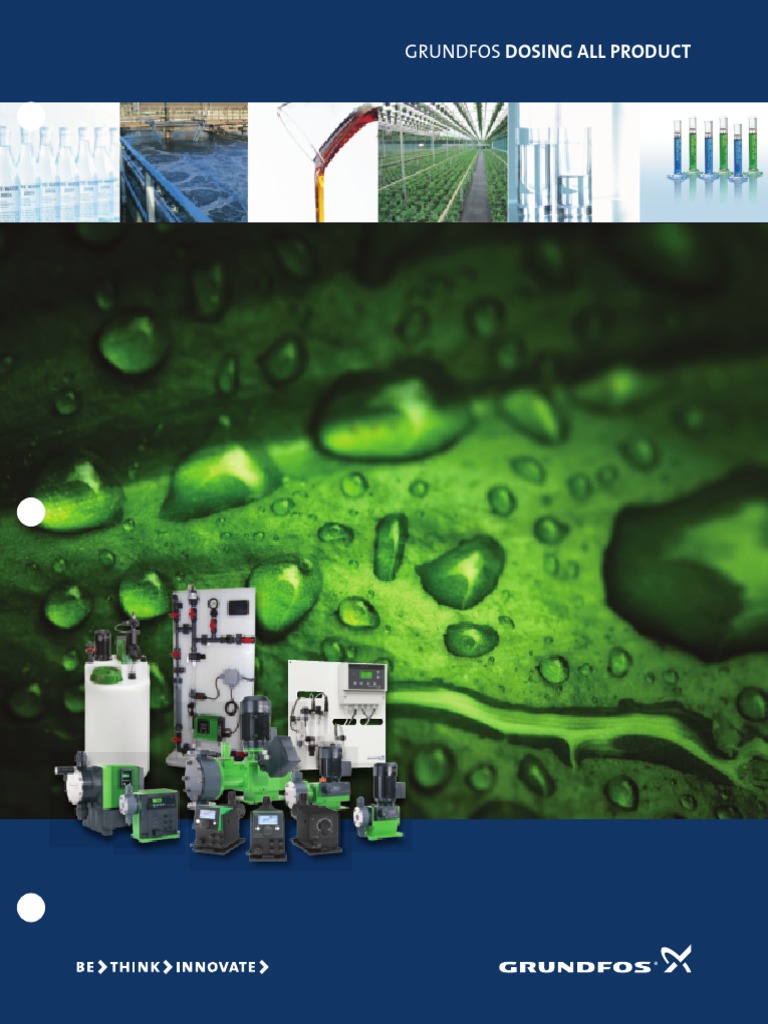 Grundfos Dosing Pumps Product Guide | PDF | Pump | Energy And Resource