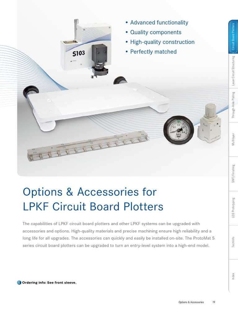 400 Brochure Circuit Board Plotter Options Accessories en | PDF ...