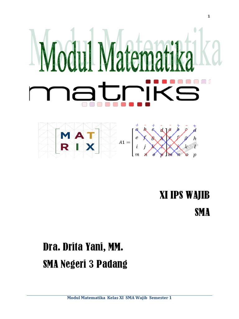 Modul Matriks | PDF