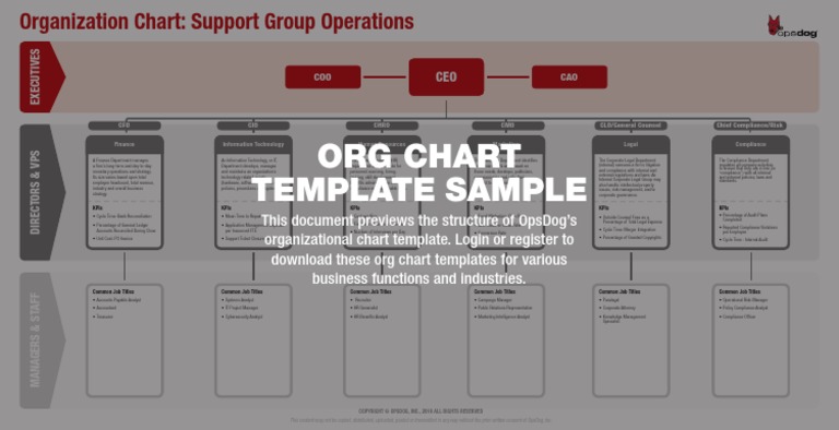 Opsdog Org Chart Template Preview | PDF | Regulatory Compliance ...